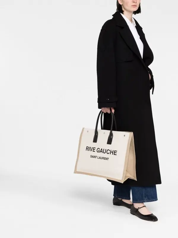 Saint Laurent Rive Gauche Tote - Neutrals