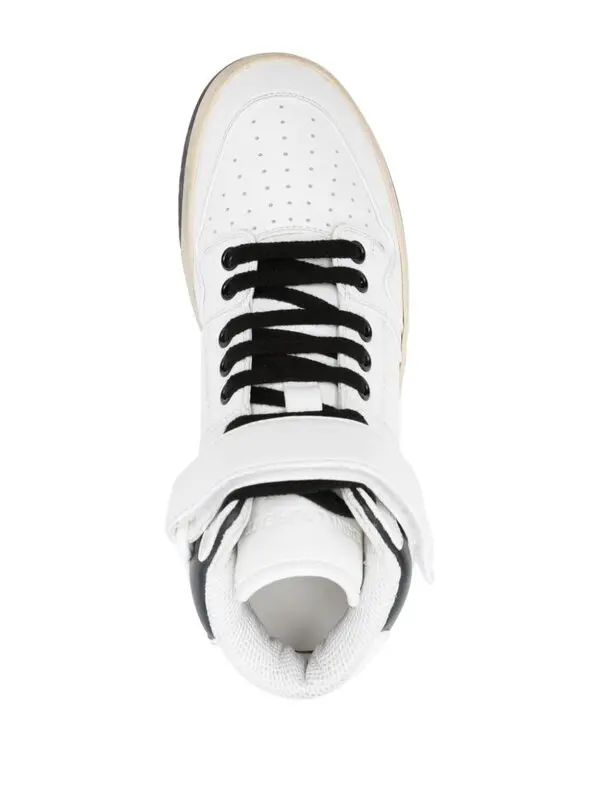 Saint Laurent Lax Leather Sneakers - Black