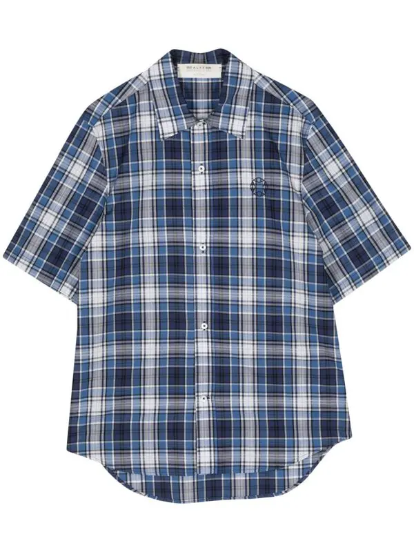 1017 Alyx 9sm Plaid Cotton Shirt
