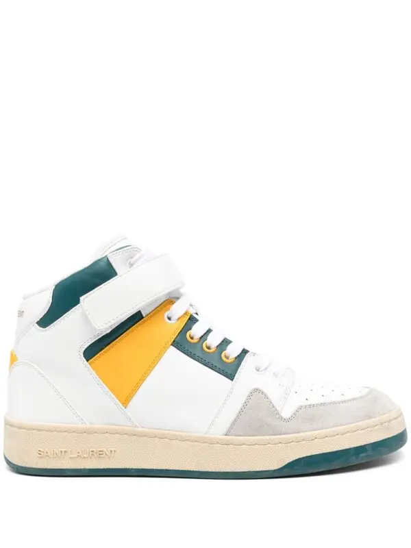 Saint Laurent Lax High-top Sneakers - White