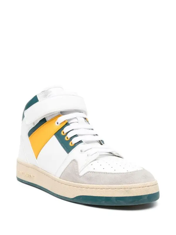 Saint Laurent Lax High-top Sneakers - White