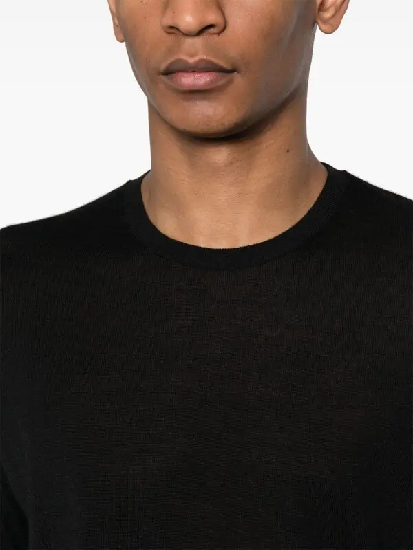 Saint Laurent Straight-hem Knitted T-shirt