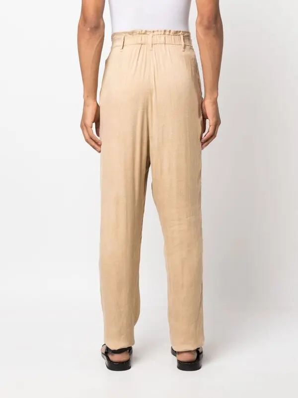 Saint Laurent Straight-leg Silk-blend Trousers