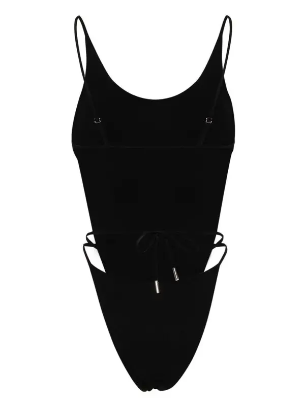 Saint Laurent Backless Self-tie Swimsuit