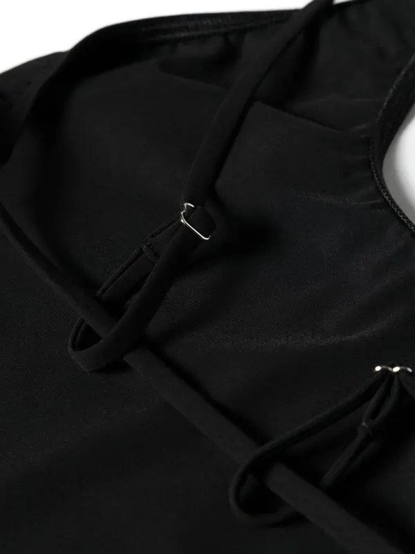 Saint Laurent Backless Self-tie Swimsuit