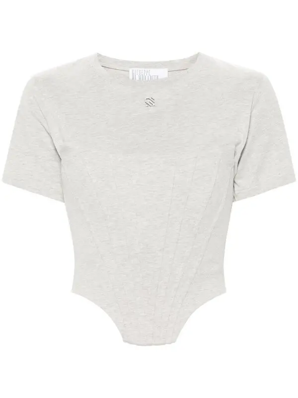 Giuseppe Di Morabito Corset-layer T-shirt