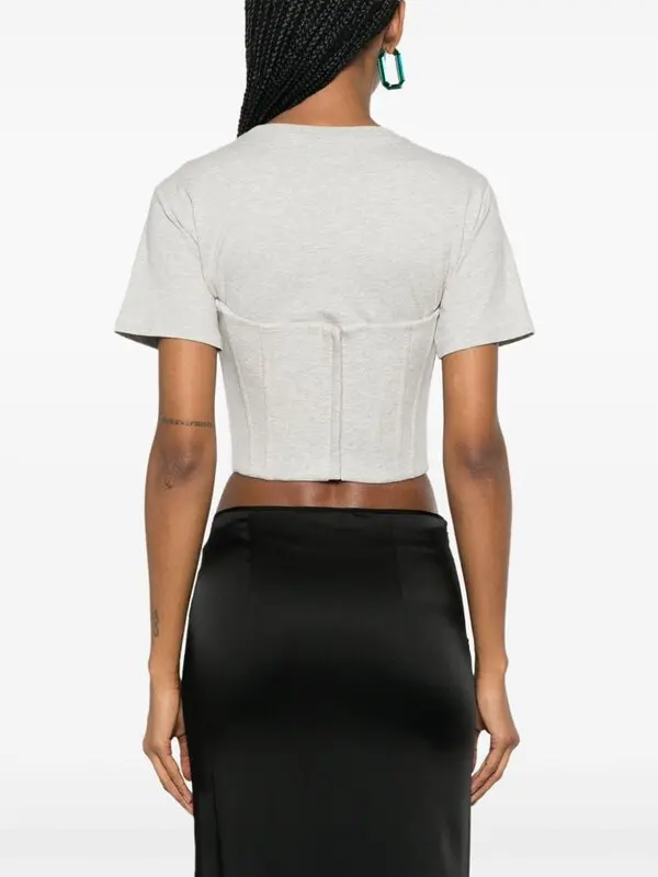 Giuseppe Di Morabito Corset-layer T-shirt