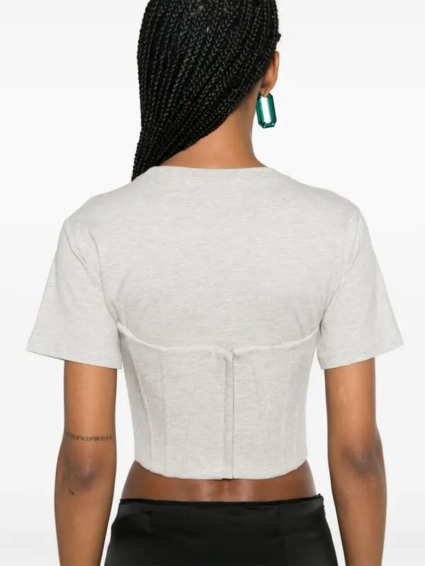 Giuseppe Di Morabito Corset-layer T-shirt