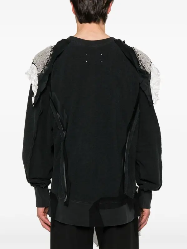 MAISON MARGIELA Terry-cloth Patchwork Sweatshirt