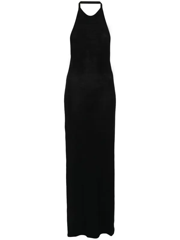 Saint Laurent Halterneck Maxi Dress