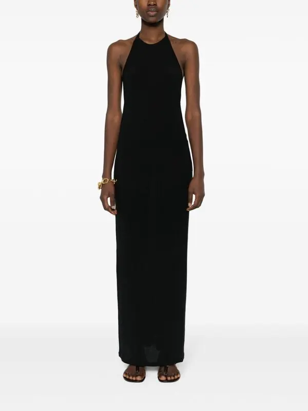Saint Laurent Halterneck Maxi Dress