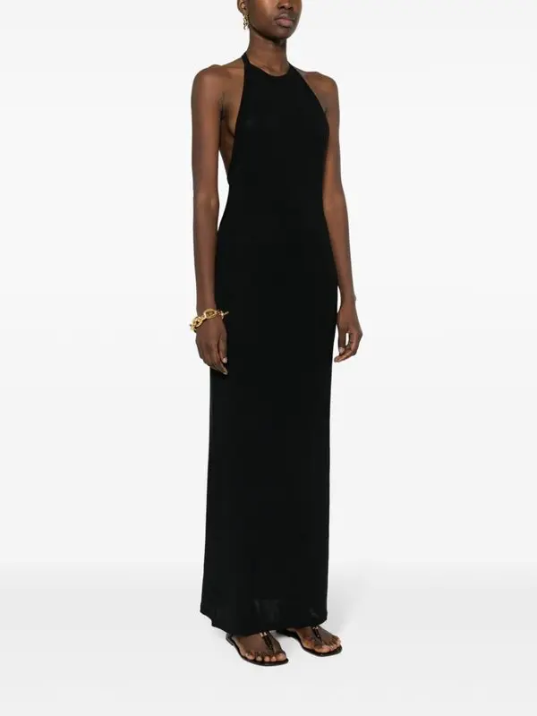Saint Laurent Halterneck Maxi Dress
