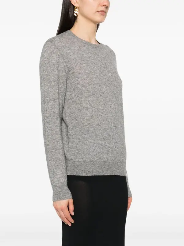 Saint Laurent Cashmere-blend Jumper - Grey