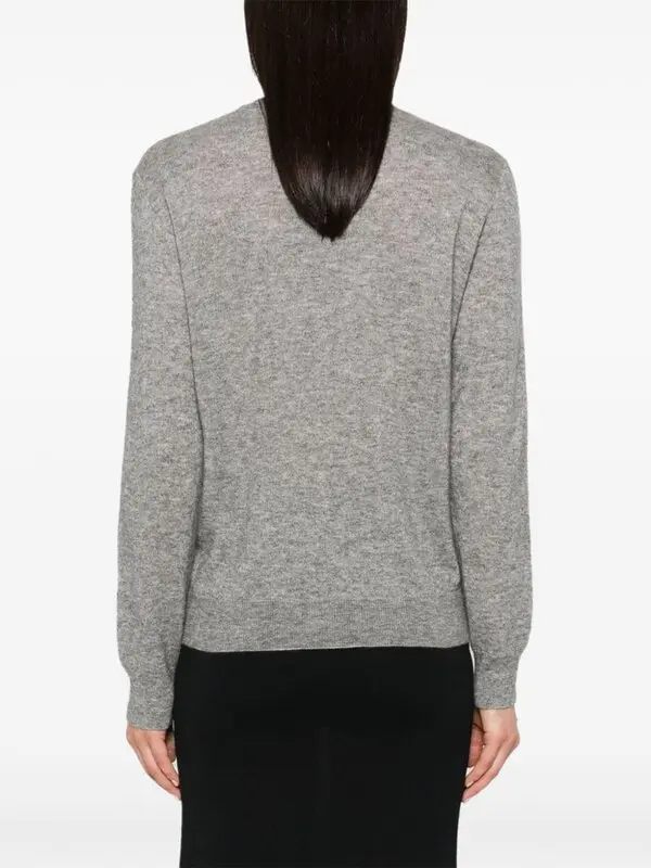 Saint Laurent Cashmere-blend Jumper - Grey