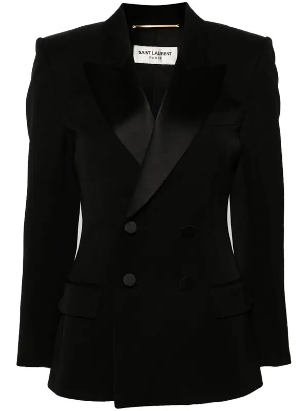 Saint Laurent Peak-lapels Double-breasted Blazer