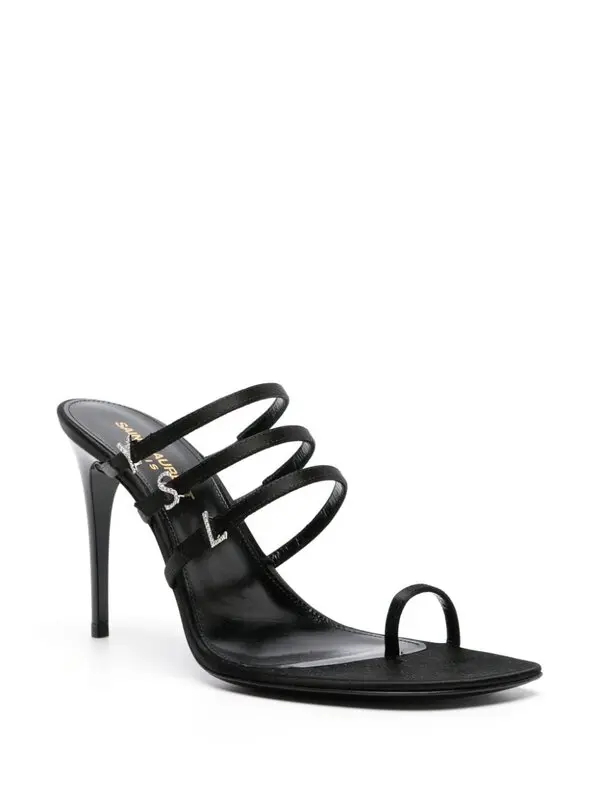 Saint Laurent Jerry Sandals - Black