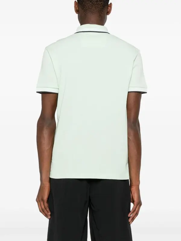 BOSS Logo-embroidered Cotton Polo Shirt - Green
