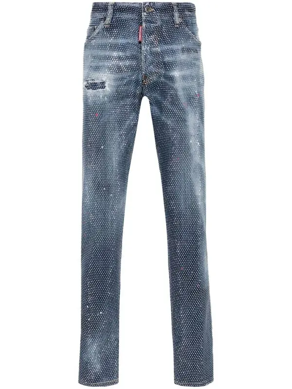 Dsquared2 Studded Slim Jeans