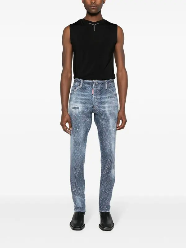 Dsquared2 Studded Slim Jeans
