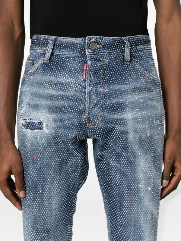 Dsquared2 Studded Slim Jeans