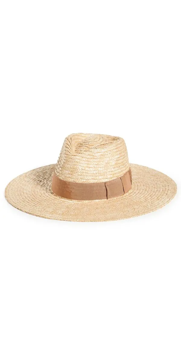 Brixton Joanna Straw Panama Hat - Honey/lion