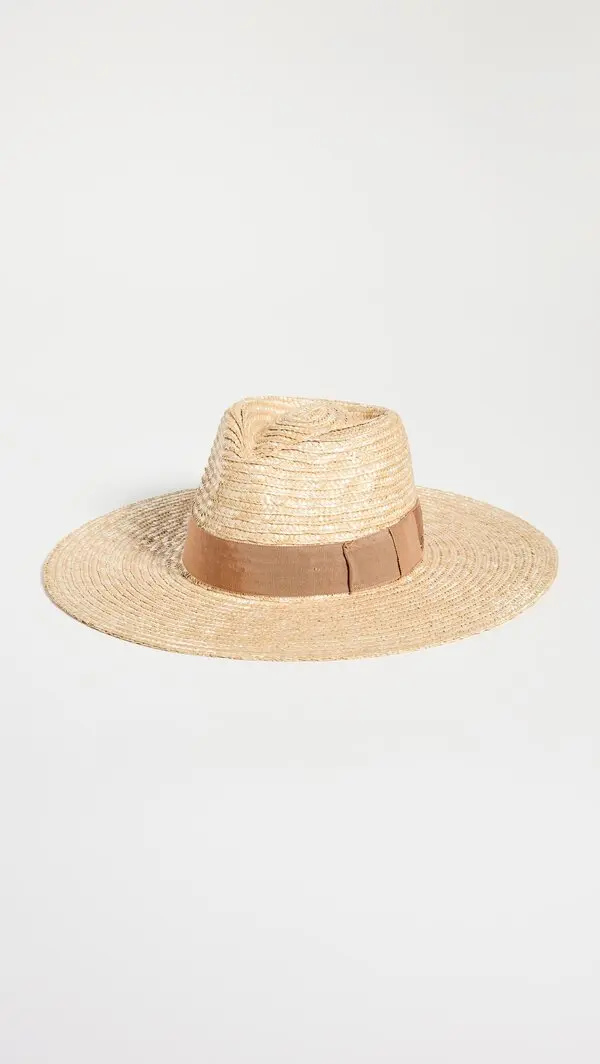 Brixton Joanna Straw Panama Hat - Honey/lion