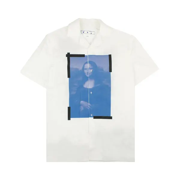 Off-White La Gioconda Bowling Shirt /black