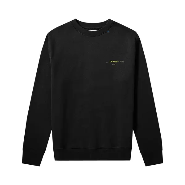 Off-White Acrylic Arrows Slim Crewneck / Yellow
