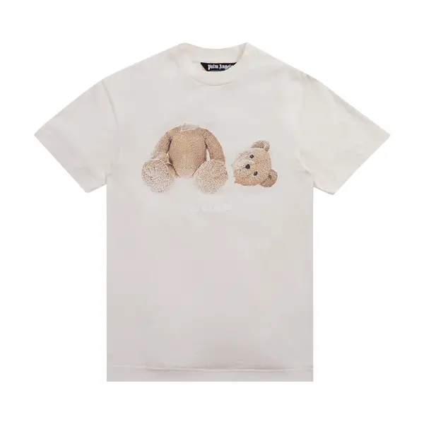 Palm Angels Bear Classic Tee 'butter - Brown