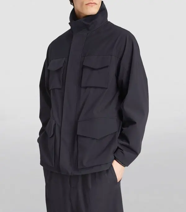 ジャケット・アウター archive empolio armani technical jacket Giorgio Armani Technical Field Jacket - Grey | Editorialist