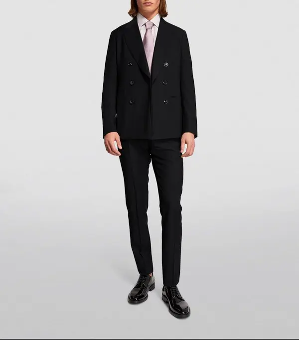 Giorgio Armani Wool Double-breasted Two-piece Suit