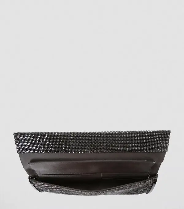 Benedetta Bruzziches Embellished Kate Clutch Bag - Black