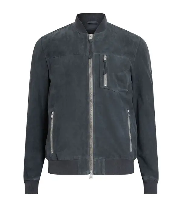 ALLSAINTS Suede Kairo Bomber Jacket