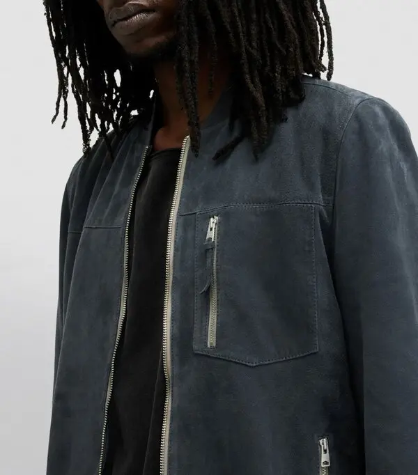 ALLSAINTS Suede Kairo Bomber Jacket