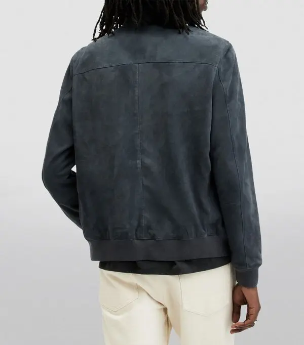 ALLSAINTS Suede Kairo Bomber Jacket
