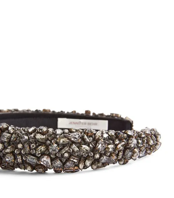 Jennifer Behr Czarina Headband In Black - 29% Off | Editorialist display picture 3