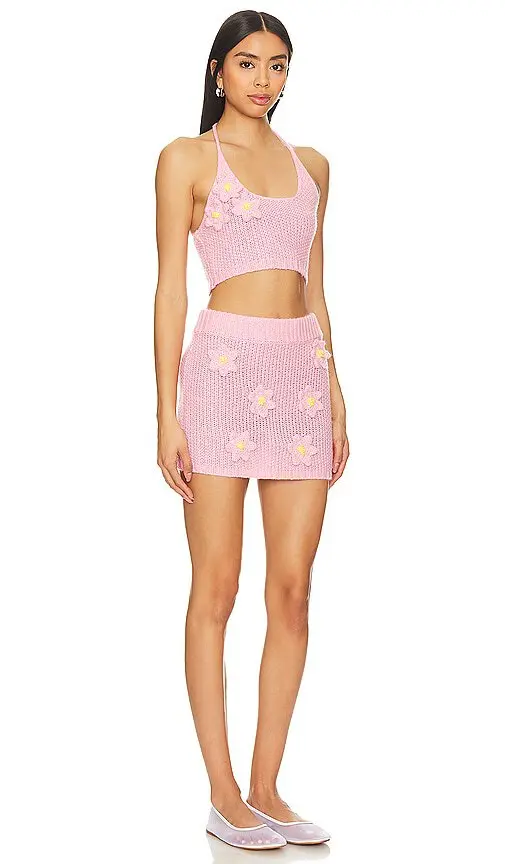 MORE TO COME Claire Skirt Set - Pink