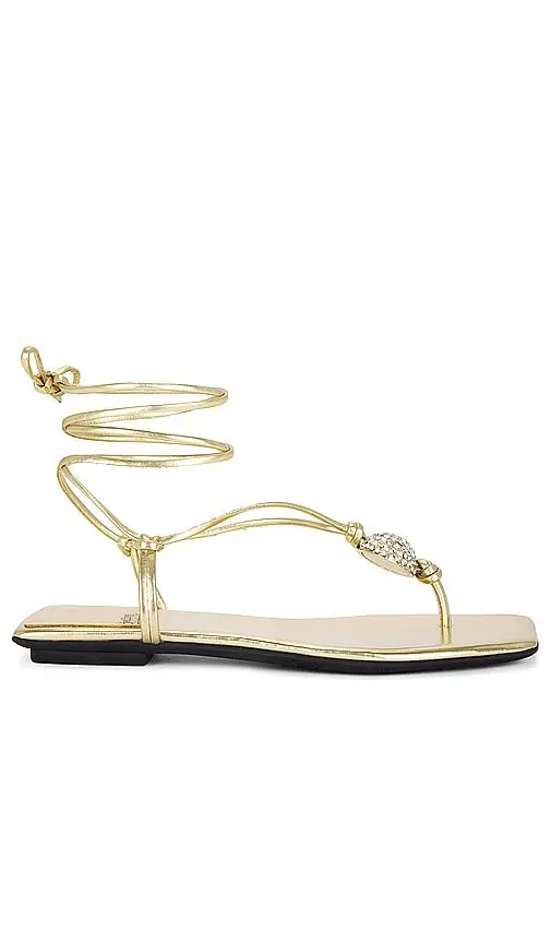 Jeffrey Campbell Weekend Sandal In Metallic