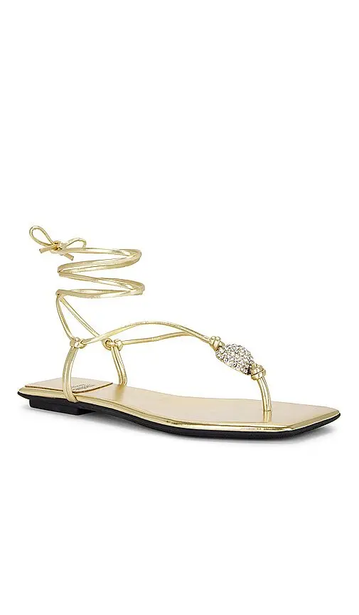 Jeffrey Campbell Weekend Sandal In Metallic