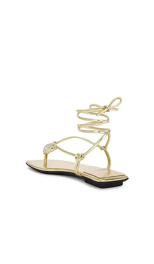 Jeffrey Campbell Weekend Sandal In Metallic