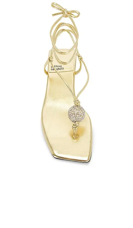 Jeffrey Campbell Weekend Sandal In Metallic