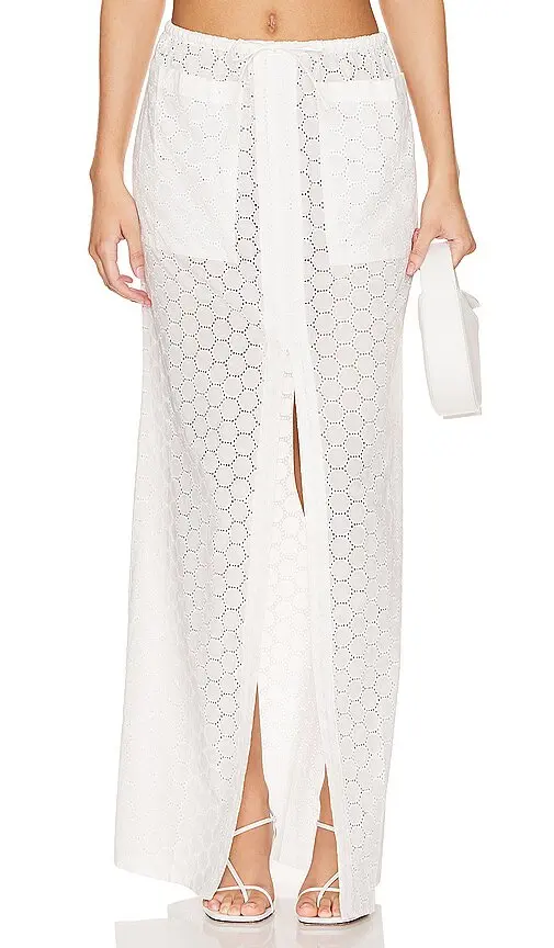 LOVERS AND FRIENDS Fiona Maxi Skirt - White