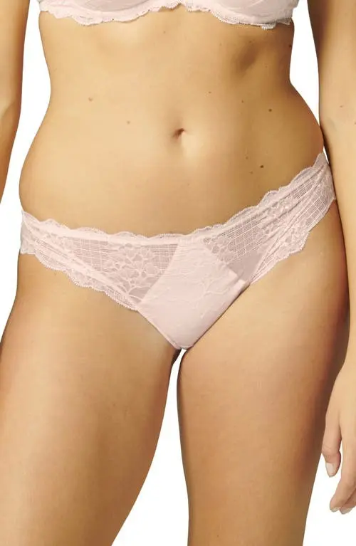 Simone Perele Reve Lace Bikini Cut Briefs - Sakura Pink