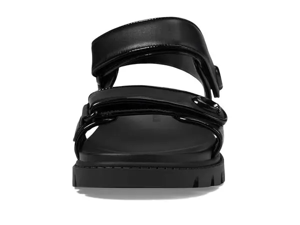 COACH Brynn Leather Sandal - Black