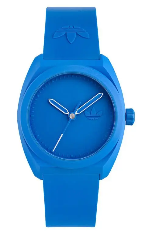 Adidas Ao Street Resin Strap Watch - Blue