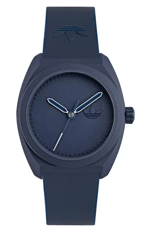 Adidas Ao Street Resin Strap Watch - Navy