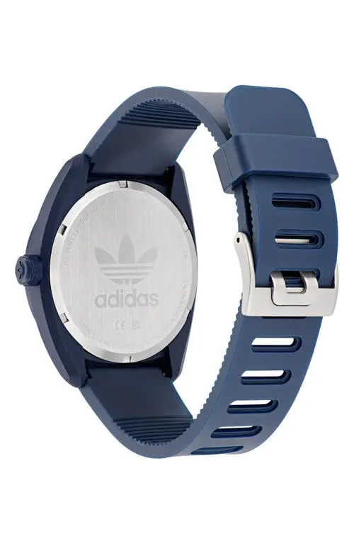 Adidas Ao Street Resin Strap Watch - Navy