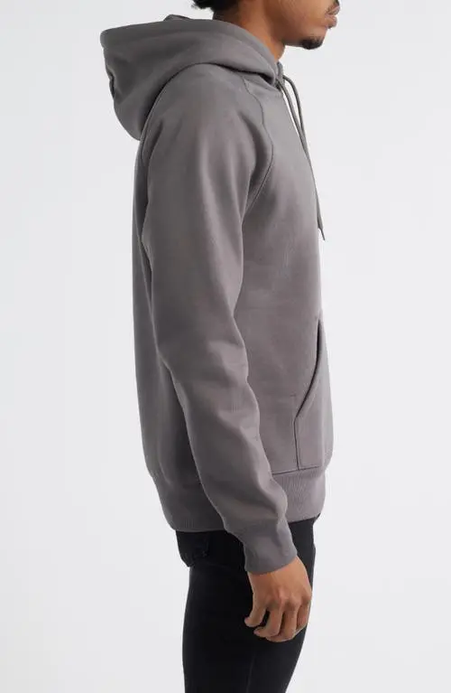 Carhartt Work In Progress Chase Fleece Hoodie - Porphyry/gold