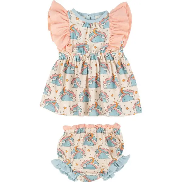 MIKI MIETTE Mia Ruffle Tank & Bloomers Set - Dreamland