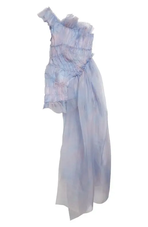 knee length dresses for ladies Jaz - Patchwork Mini Dress with Ruffles main image 1